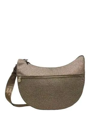 Borbonese Leather Cross Body Bag - Neutrals