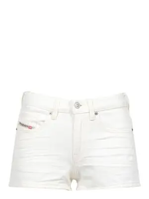 Diesel Denim Low Rise Shorts - White