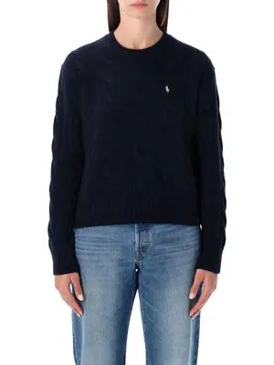 Ralph Lauren Cable-knit Wool And Cashmere Jumper - Hunter Navy