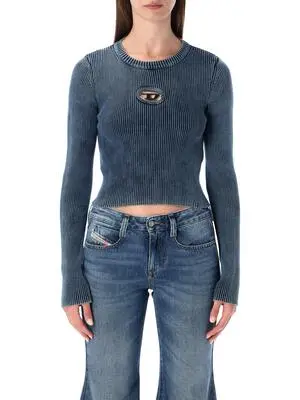 DIESEL Ribbed Long Sleeve Top - 8at