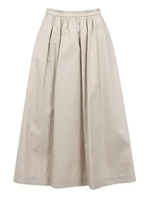 KAOS Flared Pleated Skirt - Marmo