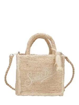 MC2 SAINT BARTH Raffia Bag - Beige
