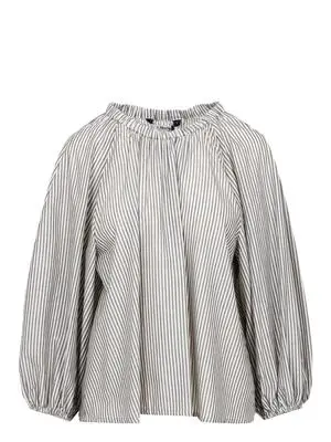 MAX MARA Striped Cotton Blouse