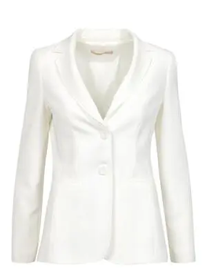 PENNY BLACK Tailored Cady Bi-stretch Blazer - Ivory