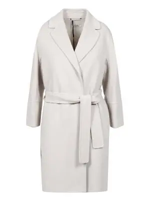 Max Mara S Max Mara Pure Wool Coat Grey