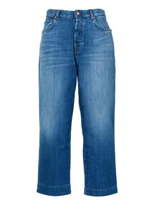 DON THE FULLER Wide Leg Jeans - Denim Medio