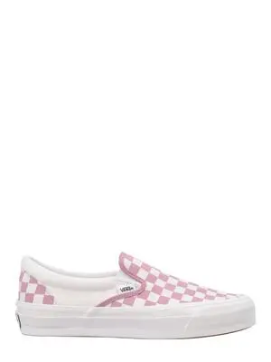 VANS Classic Slip-On Sneakers Checkerboard Pink Dawn