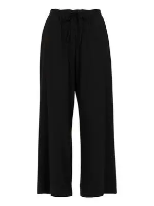 Max Mara Stretch Lyocell Blend Jersey Trousers - Black