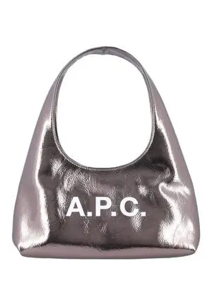A.p.c. Baby Ninon Shoulder Bag - Silver