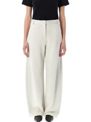 LOW CLASSIC Wide Leg Trousers - Grey