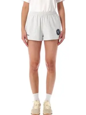 SPORTY & RICH Shorts Heater Grey