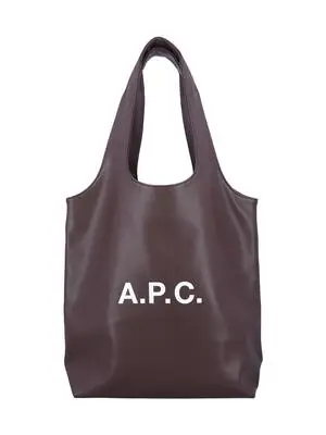 A.p.c. Ninon Small Tote - Dark Brown