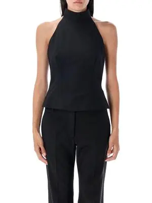 Remain Birger Christensen Halter Top - Black
