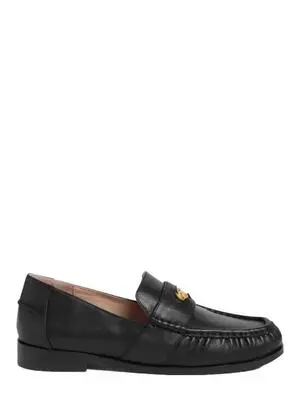 COCCINELLE Leather Loafers - Black