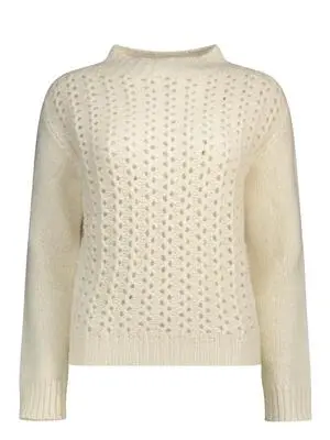 DONDUP Alpaca Wool Sweater - White