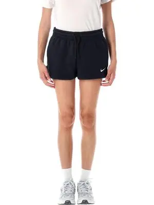 Nike Mid-rise Fleece Shorts - Black