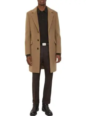 Burberry Wool Tailored Coat - Fawn Beige