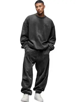 BLVCK Acid Wash Sweatpants - Black