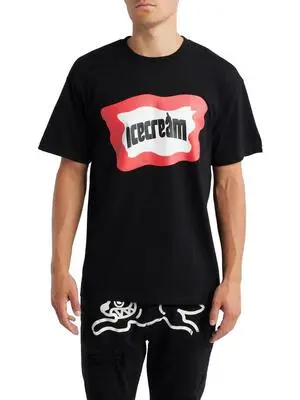 ICECREAM Games Graphic T-shirt Black
