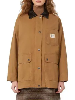 Max Mara Cotton Barn Chore Jacket - Camel