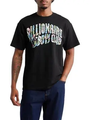 BILLIONAIRE BOYS CLUB Curve Mix Graphic T-shirt - Black