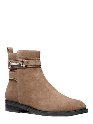 Michael Kors Carson Suede Ankle Boots - Brown