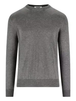 Alpha Studio Crew-neck Cashmere Sweater - Grey