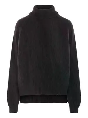 Dusan Ribbed Turtleneck - Brown