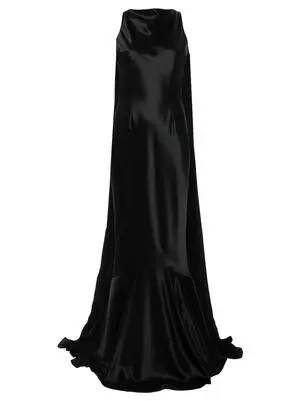 Retrofete Julia Fishtail Gown - Black