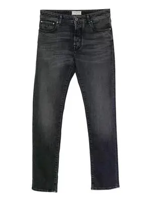 Jacob Cohen Logo-patch Jeans - Black