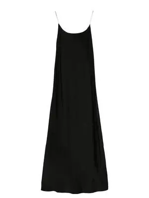PETAR PETROV Magnolia Spaghetti-strap Midi Dress - Black