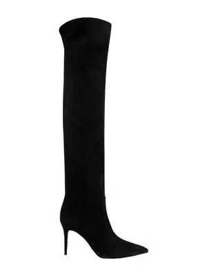 GIANVITO ROSSI 90mm Hansen Cuissard Over-the-knee Boots - Black