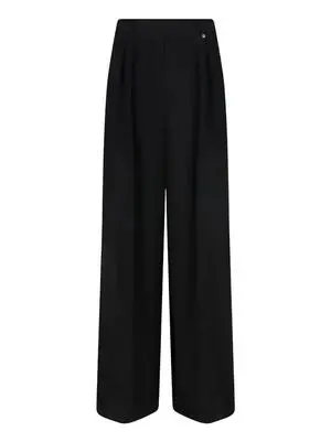 NISSA Pleated Wide-Leg Trousers