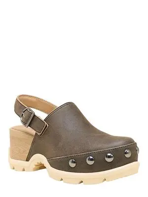 Sorel Roam'n Clog Rvt Studded Clogs - Canoe/bleached Ceramic