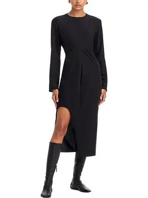 Co Keyhole Dress - Black