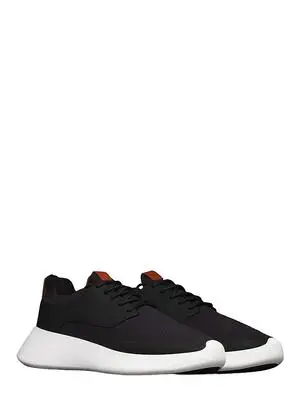 Wolf & Shepherd Toro Swiftknit Lace Up Sneakers - Black / White