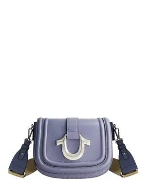 True Religion Saddle Bag With Gold Hardware - Blue