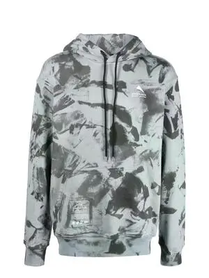 MAUNA KEA Logo-print Graphic Hoodie - Grey