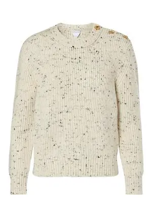 Bottega Veneta Knot Wool-blend Sweater - White