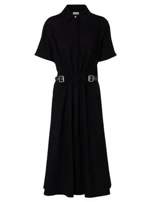 Loewe Belted Midi Dress - Black