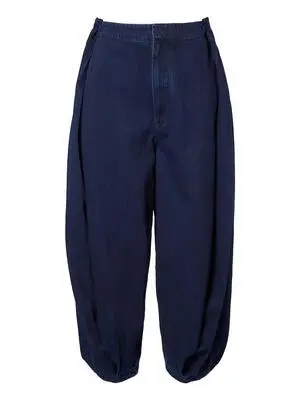Loewe Draped Wide-leg Jeans - Blue