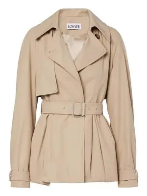 Loewe Cotton Gabardine Jacket - Beige