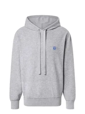 Loewe Anagram Wool Hoodie - Grey