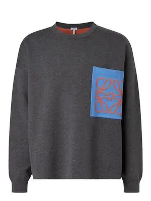 Loewe Anagram Sweater - Grey