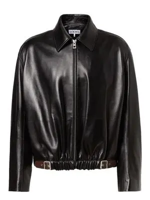 Loewe Leather Jacket - Black