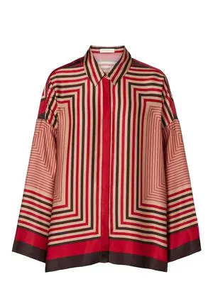 Faithfull The Brand Cora Printed Oversized Shirt - Multicoloured