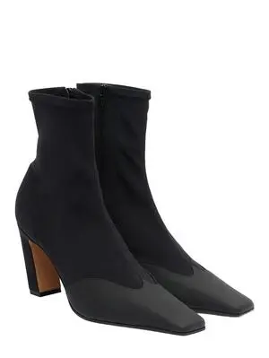 Khaite Nevada 85 Mid-calf Boots - Black