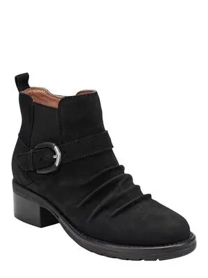EARTH® Ruched Bootie - Black 01