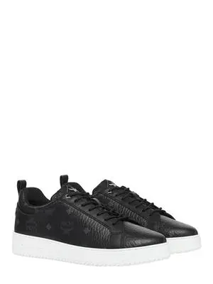 Mcm Neo Terrain Low-top Sneakers - Black