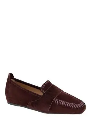 Gentle Souls Sandra Loafer Burgundy Suede